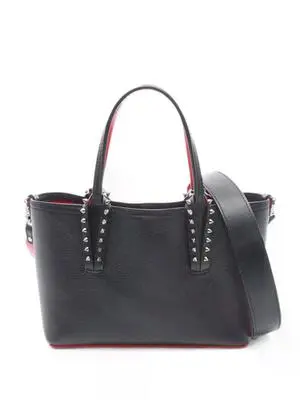 CHRISTIAN LOUBOUTIN 2010s Mini Cabata Spike-stud Tote Bag