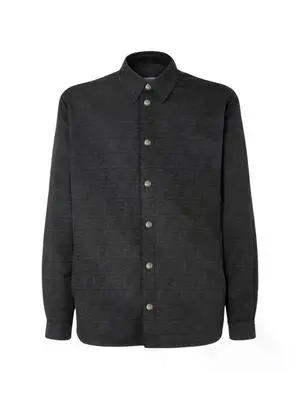 Fendi Ff-jacquard Long-sleeve Shirt