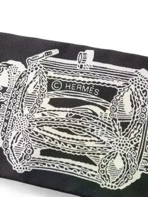 Hermès 2010s Merveilleuses Lanternes Twilly Scarf