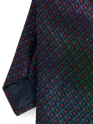 FERRAGAMO Geometric-pattern Silk Tie