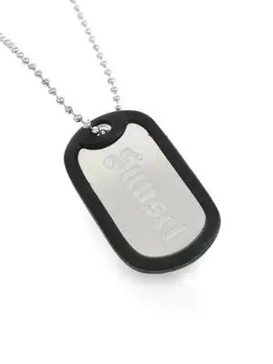 Palm Angels Tag Pendant Necklace