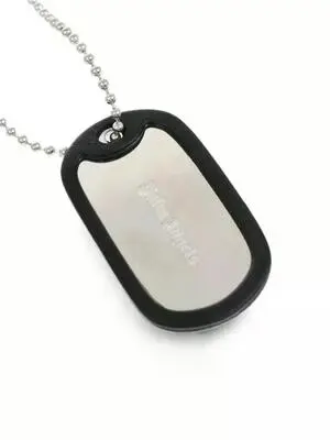 Palm Angels Tag Pendant Necklace