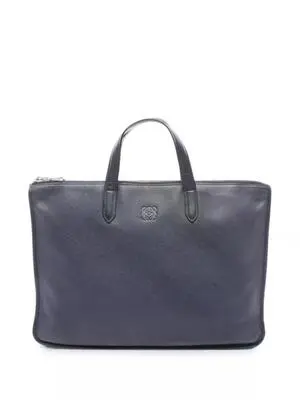 Loewe Anagram Briefcase - Blue