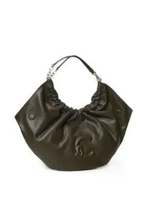 COCCINELLE Medium Smash Logo-embossed Ruched Tote Bag
