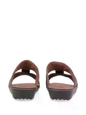 TOD'S Buckle-detail Pebble-texture Sandals