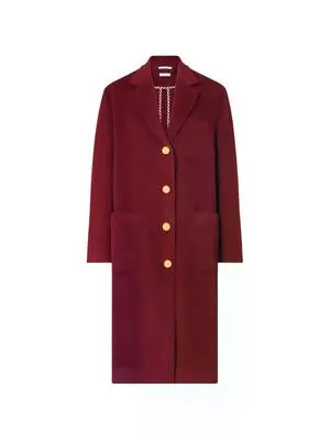 Thom Browne Bell-sleeve Cashmere Coat - Red