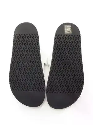 Hermès Leather Cut-out Detail Touch-strap Flat Sandals