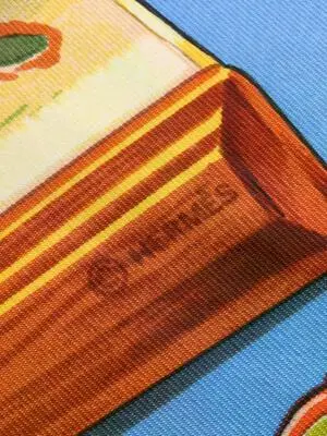 Hermès 2010s Brise De Charme Silk Scarf