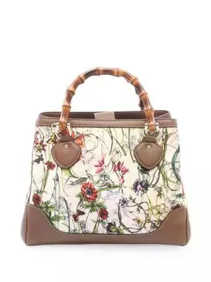 Gucci 2010s Diana Bamboo Tote Bag - Neutrals