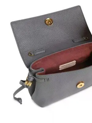 COCCINELLE Mini Thess Pebbled Leather Shoulder Bag
