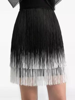 GEMY MAALOUF Tiered Tassel Skirt