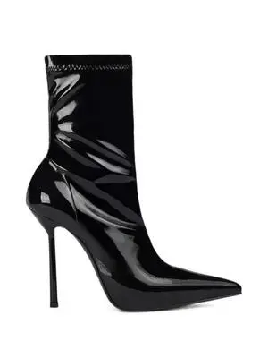 LE SILLA Bella Pointed-toe Ankle Boots - Black