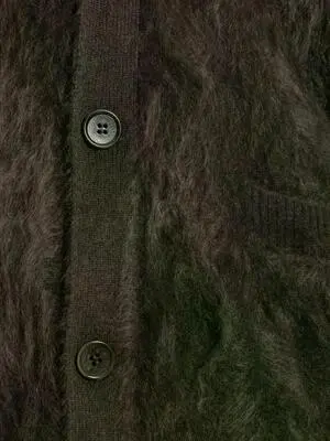 LISA YANG Devean Brushed Cashmere Cardigan - Brown