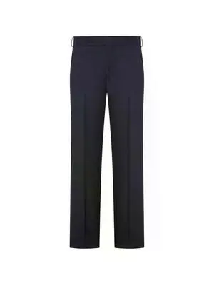 LARDINI Tailored Straight-leg Trousers - Blue