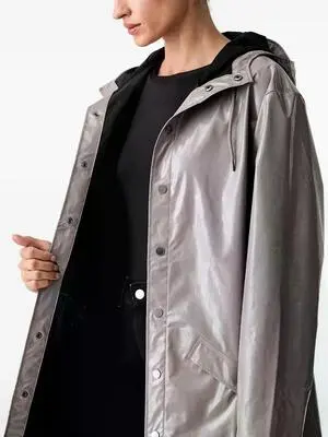Rains Hooded Gloss-effect Raincoat