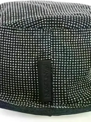 JW Anderson Rhinestone-embellished Logo-patch Bucket Hat