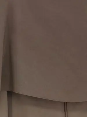 Alberta Ferretti Draped-overlay Sleeveless Blouse