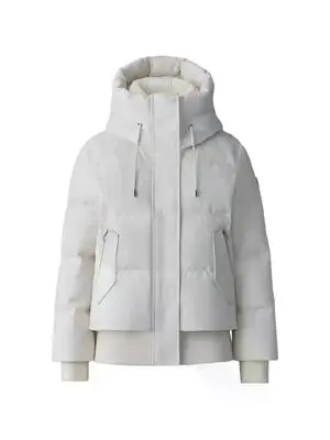 Mackage Nefi-nf Quilted Hooded Jacket - White