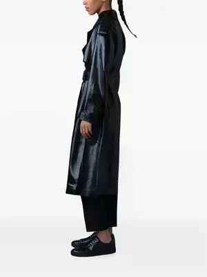 Mackage Carmela Belted Leather Coat