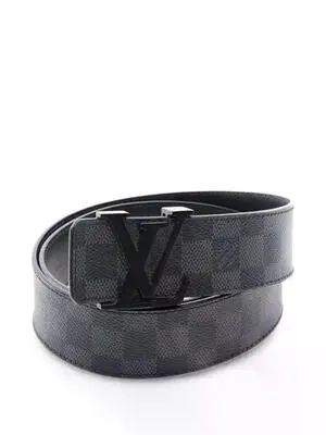 LOUIS VUITTON 2016 Damier Graphite Belt - Grey