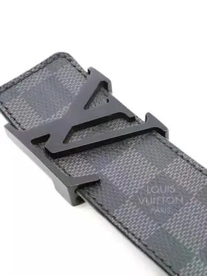 LOUIS VUITTON 2016 Damier Graphite Belt