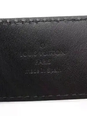 LOUIS VUITTON 2016 Damier Graphite Belt