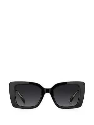 Tommy Hilfiger Monogram Cat-eye Frame Sunglasses - Black