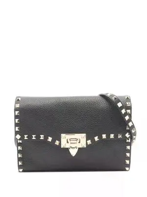 Valentino Garavani Rockstud Shoulder Bag - Black