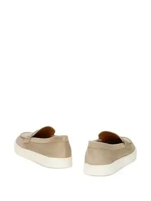 DOUCAL'S Suede Penny Loafers