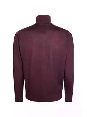 PAOLO PECORA Zip-up High-neck Cardigan