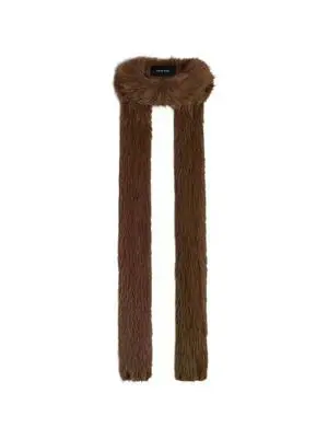 Simone Rocha Skinny Scarf - Brown