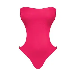 CHERINA BEACHWEAR LLC Priyana Strapless One-piece Swimsuit - Red
