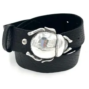 LYNN TALLERICO Beetle Belt- Small/medium - Black