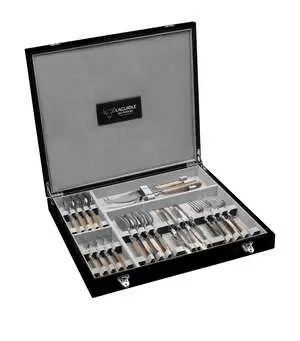 LAGUIOLE Horn Stainless Steel 22-piece Cutlery Set - Neutral