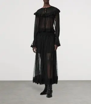 ALLSAINTS Mesh Trixie Blouse
