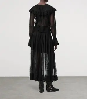 ALLSAINTS Mesh Trixie Blouse