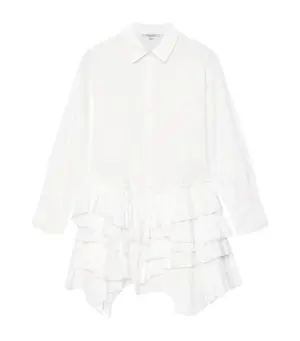 ALLSAINTS Organic Cotton Kristi Shirt Dress - White