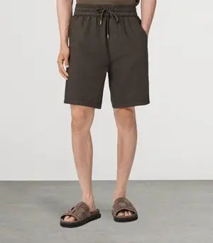 ALLSAINTS Hanbury Cotton-linen Shorts