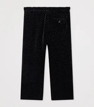 Bonpoint Velvet Glitter Dot Leggings