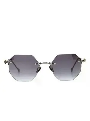 Yohji Yamamoto Octagonal Rimless Sunglasses