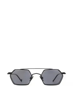 EYEPETIZER Copper + Clip-on Geometric-frame Glasses