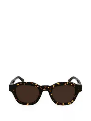 Paul Smith Geometric-frame Tortoiseshell-effect Sunglasses - Brown