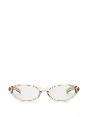 FLATLIST Olympia Oval-frame Sunglasses - Grey