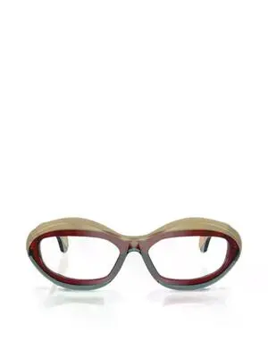 ALAIN MIKLI Cat-eye Frame Glasses - Neutrals