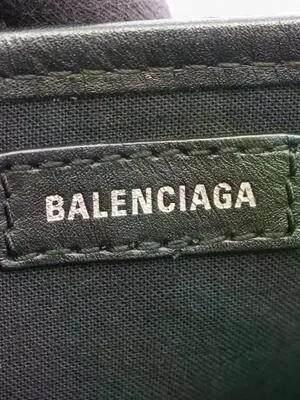 Balenciaga 2000s Navy Cabas Tote Bag