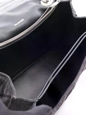 Balenciaga 2000s Medium Crush Quilted Shoulder Bag