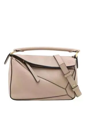Loewe 2010-2026 Small Calfskin Puzzle Satchel - Neutrals