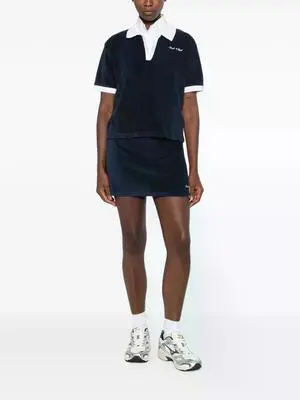 SPORTY & RICH Logo Terry Cloth Top