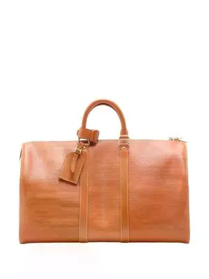 LOUIS VUITTON 1999 Epi Keepall 45 Travel Bag - Brown