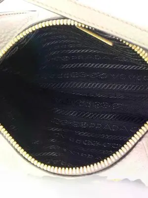 Prada Barrel Vitello Phenix Mini Crossbody Bag